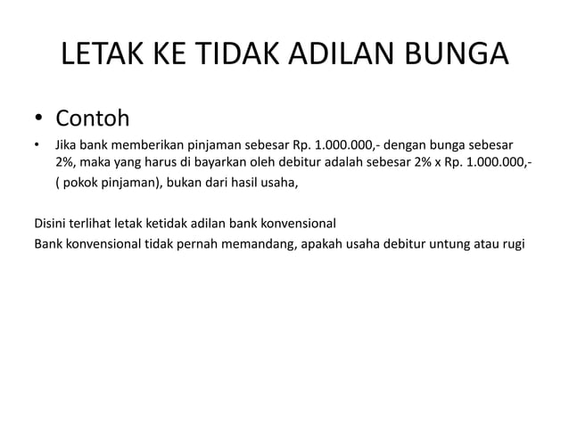 Perbedaan bank konvensional dan bank islam | PPT