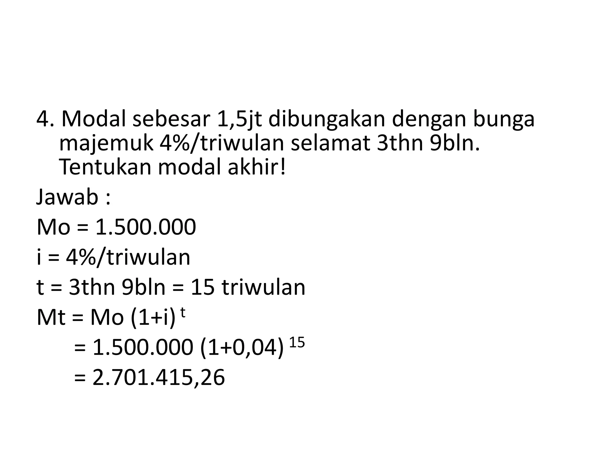 Perbedaan bunga tunggal dan bunga majemuk | PPTX
