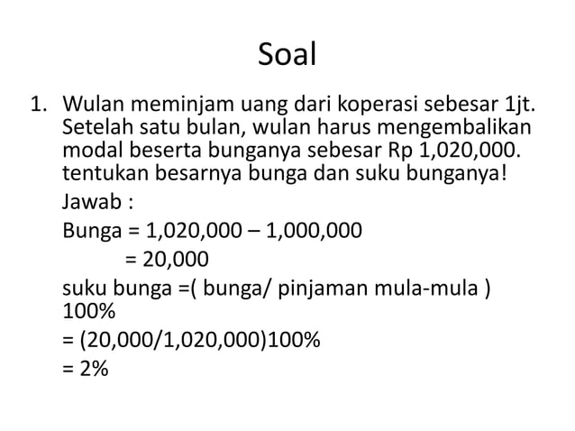 Perbedaan bunga tunggal dan bunga majemuk | PPTX