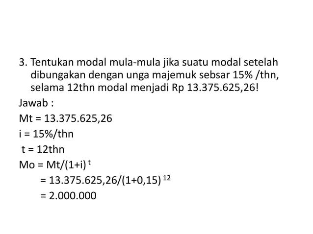 Perbedaan bunga tunggal dan bunga majemuk | PPTX