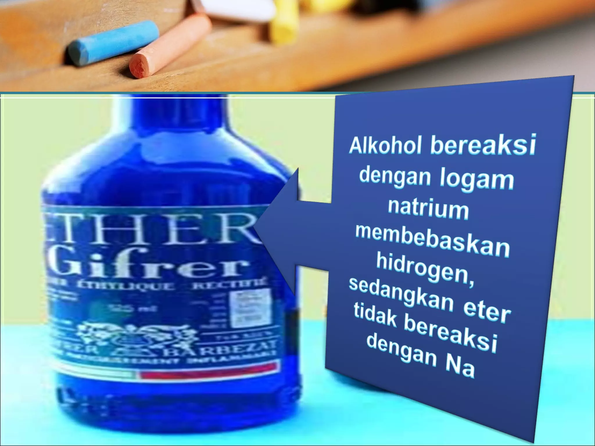 Perbedaan dan persamaan antara akohol dan eter2 | PPT
