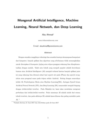 Perbedaan deep learn | PDF