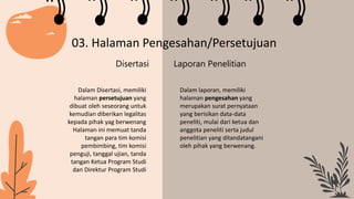 Perbedaan Disertasi dengan Laporan Penelitian.pptx