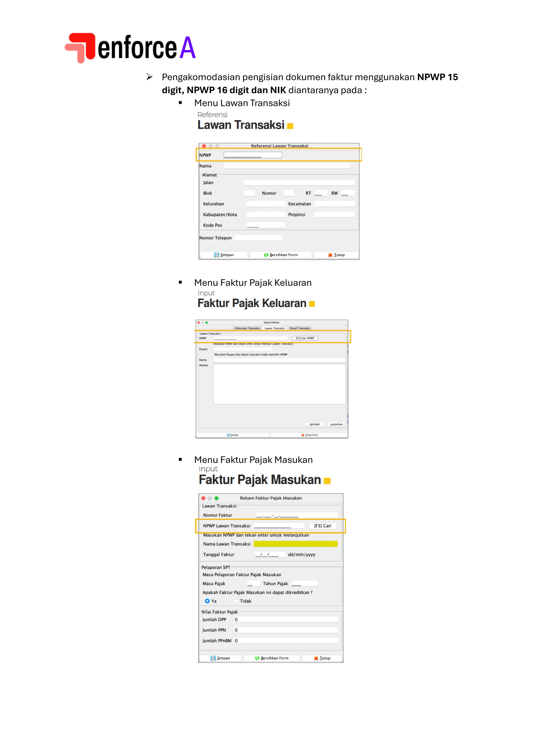 Perbedaan e-Faktur Versi 4.0 Dengan Versi Sebelumnya | PDF