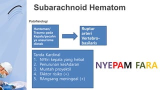 Perbedaan EDH SDH SAH ICH Berdasar CT Scan.pptx