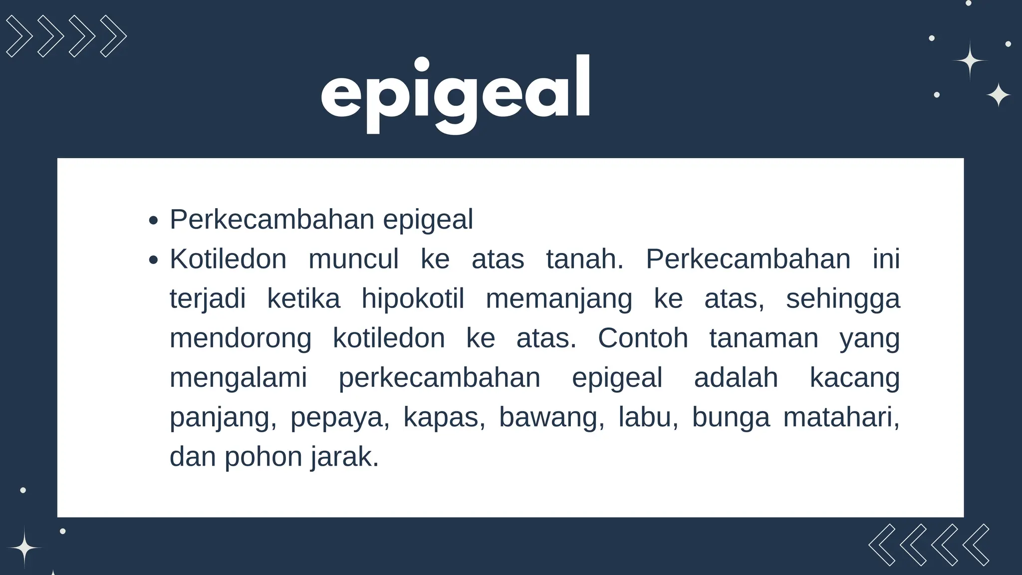 perbedaan epigeal dan hipogeal yang perlu diketahui | PPT