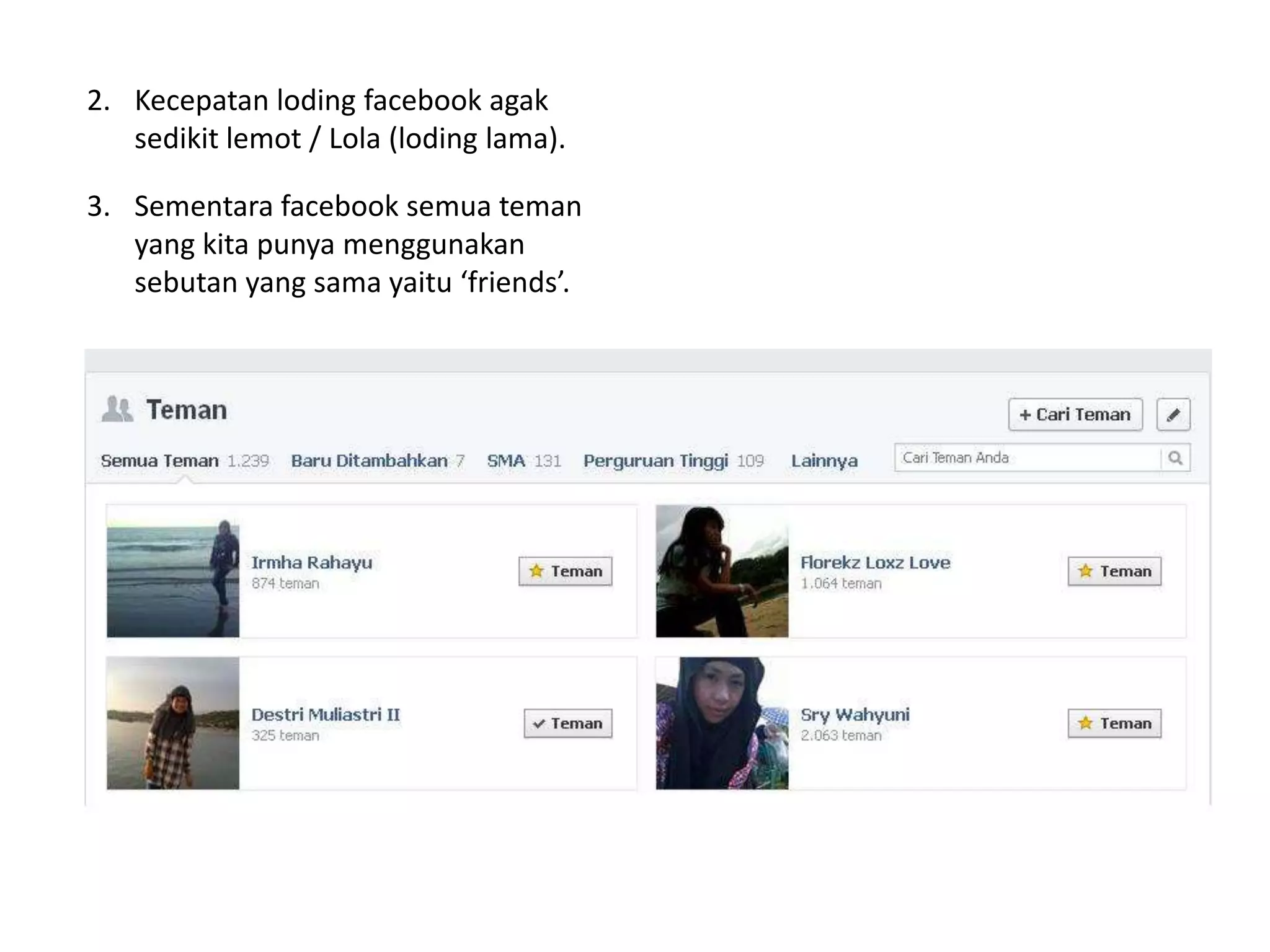 Perbedaan facebook & twitter | PPT