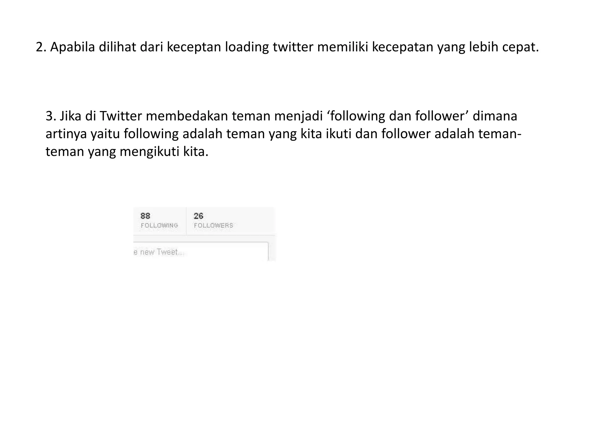 Perbedaan facebook & twitter | PPT