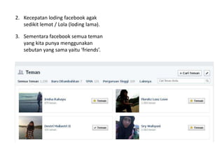 Perbedaan facebook & twitter | PPT