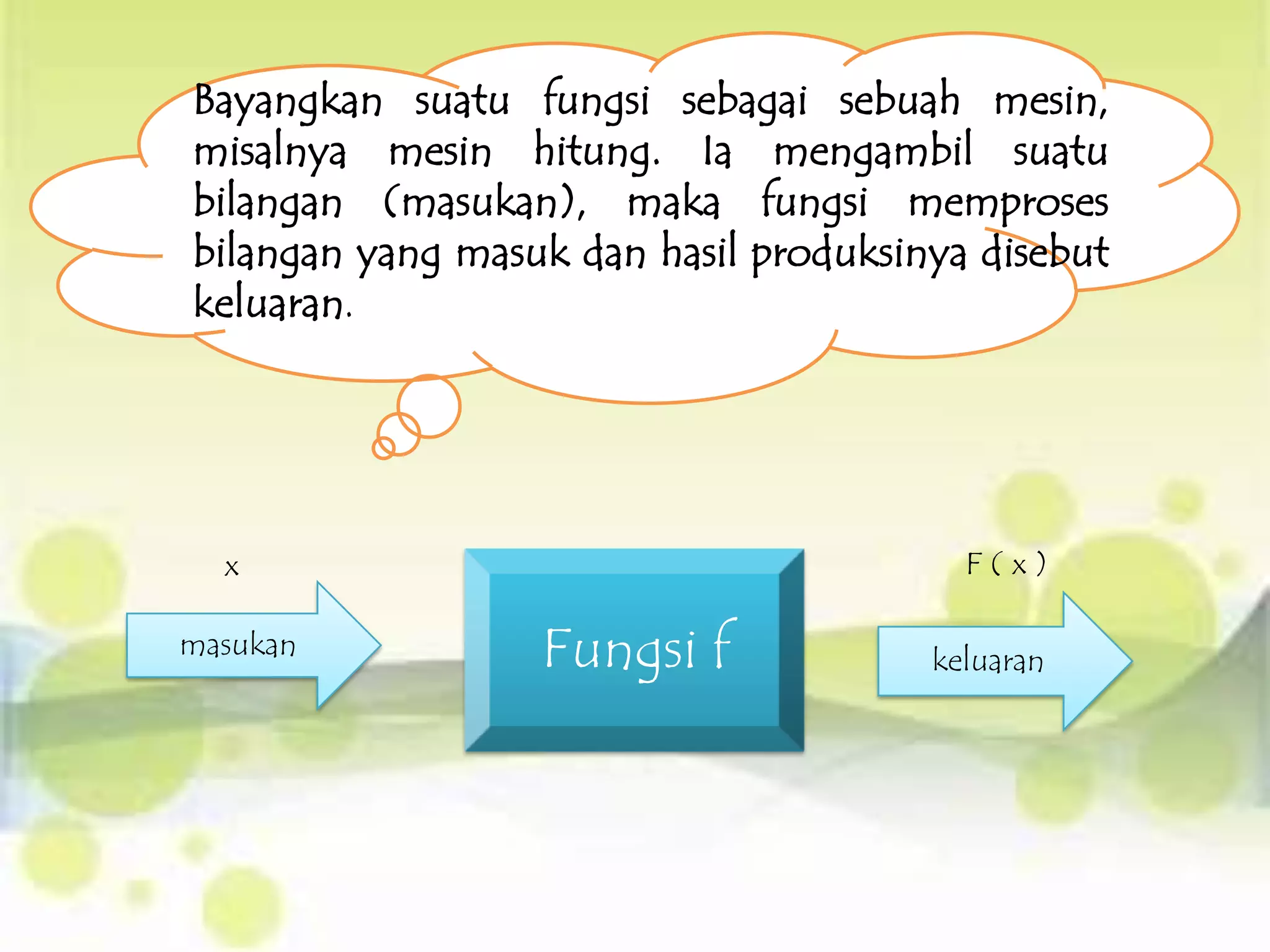 Perbedaan fungsi dan relasi | PPT