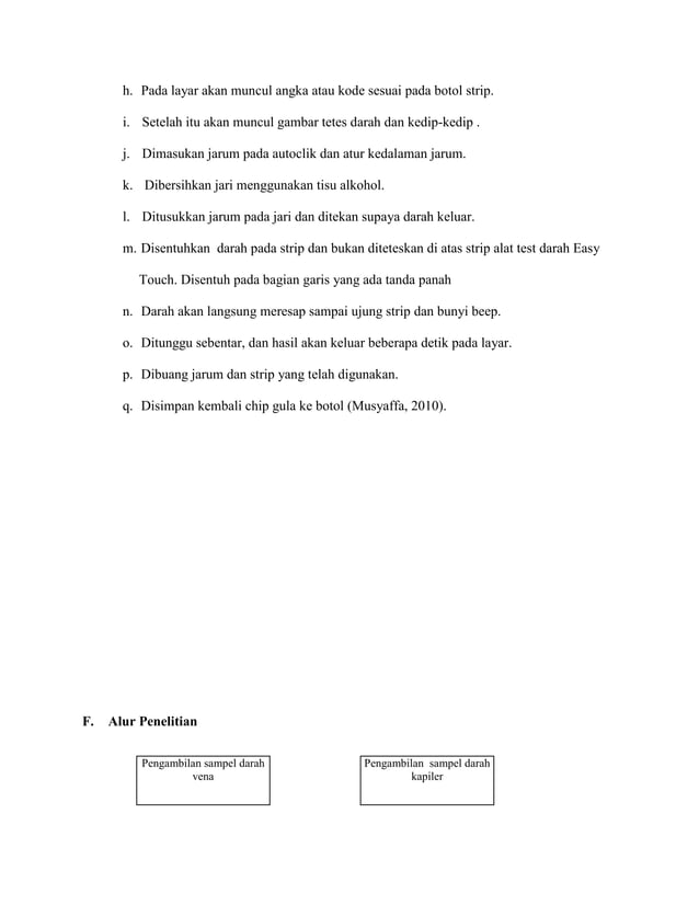 Perbedaan hasil pemeriksaan kadar glukosa dengan metode god | DOCX
