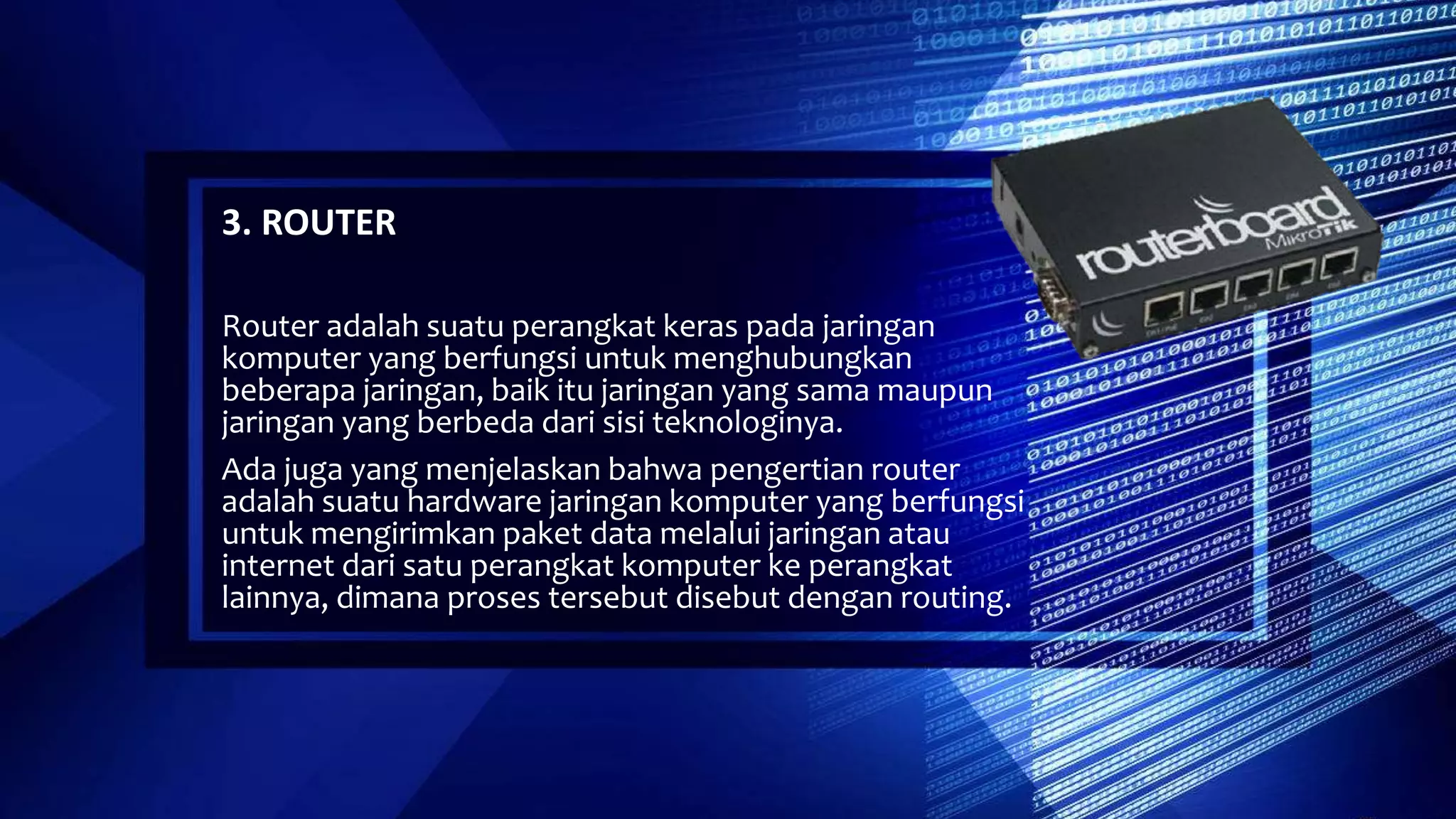 Perbedaan hub,switch dan router | PPT