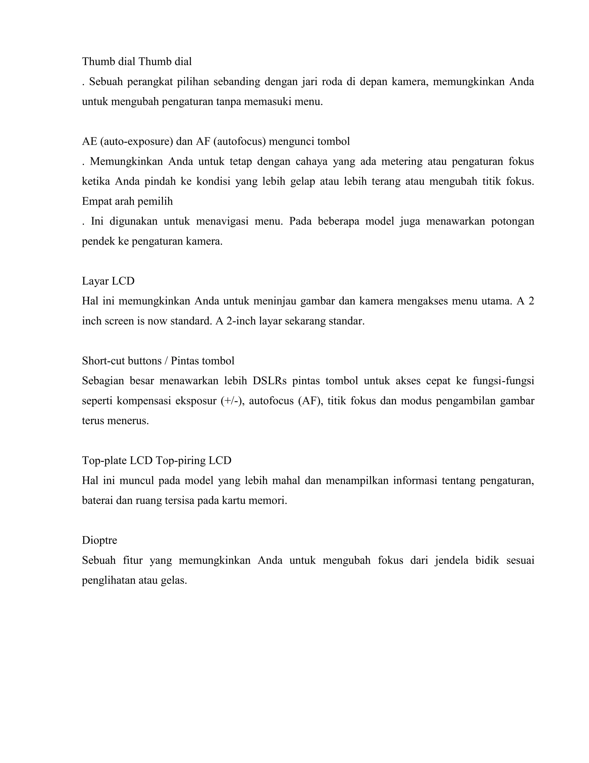 PERBEDAAN KAMERA ANALOG (MANUAL) DAN KAMERA DIGITAL | PDF PERBEDAAN KAMERA ANALOG (MANUAL) DAN KAMERA DIGITAL | PDF