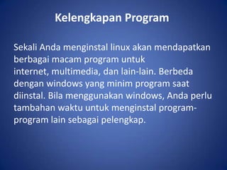 Perbedaan linux dan windows | PPTX