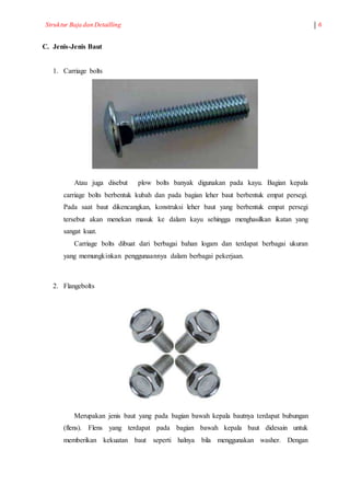 Perbedaan menggunakan sambungan_baut_dan | DOCX