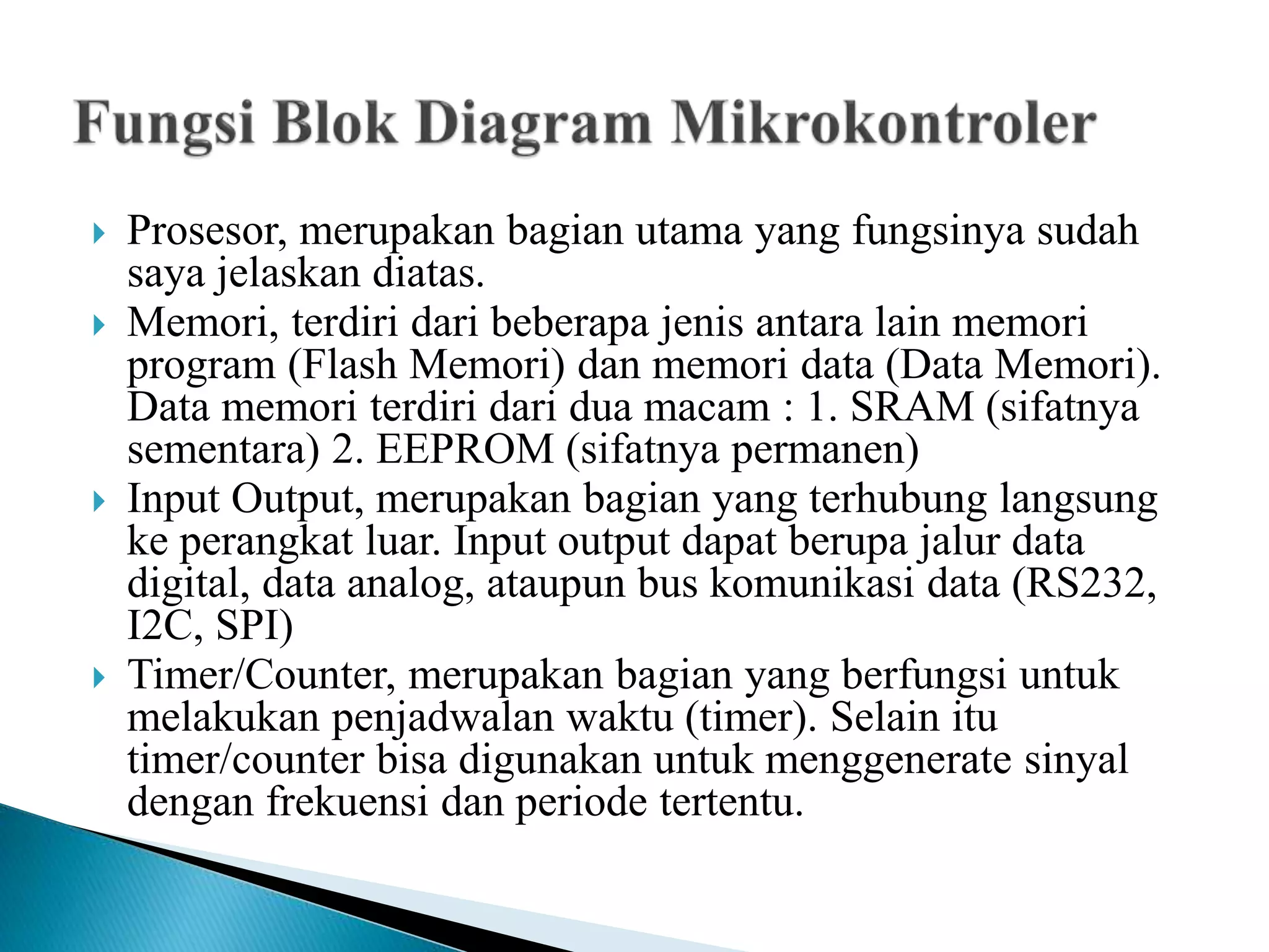 Perbedaan mikroprosesor dan mikrokontroler | PPT