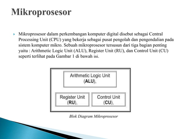 Perbedaan mikroprosesor dan mikrokontroler | PPT