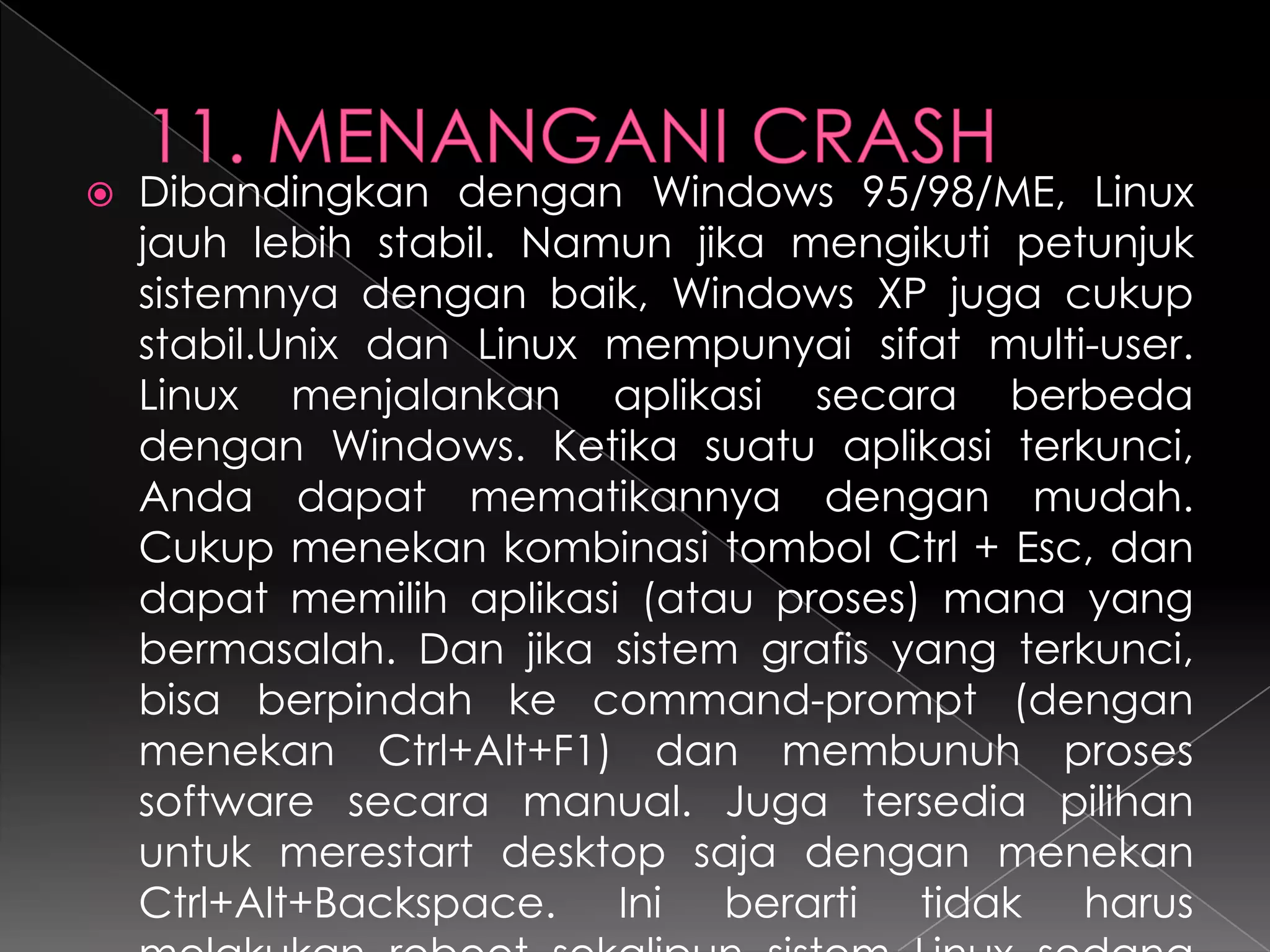 Perbedaan & persamaan linux & windows | PPTX
