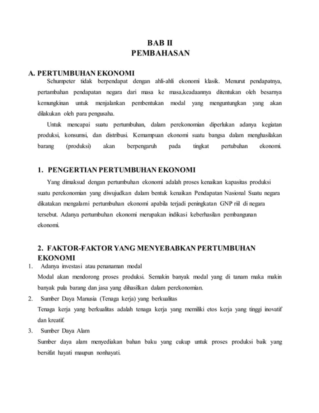 Perbedaan pertumbuhan dan pembangunan ekonomi | PDF