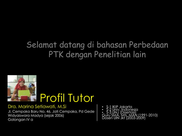 Perbedaan ptk | PPTX