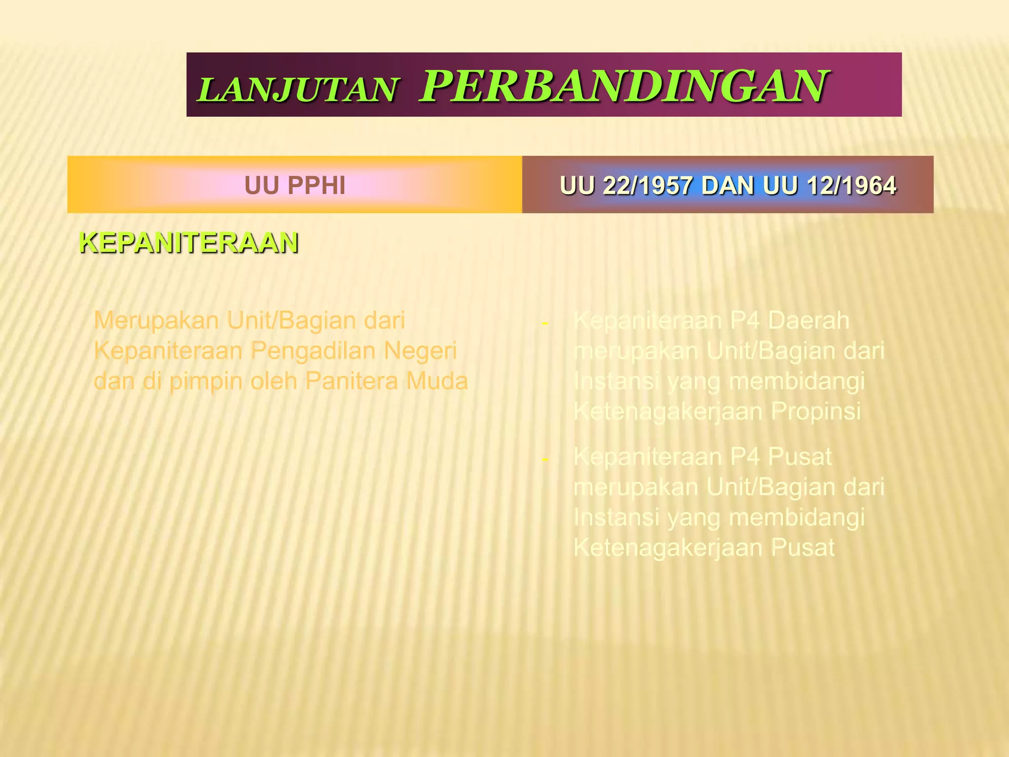 PERBEDAAN UU PPHI oleh Bagoes Soehariadji.ppt