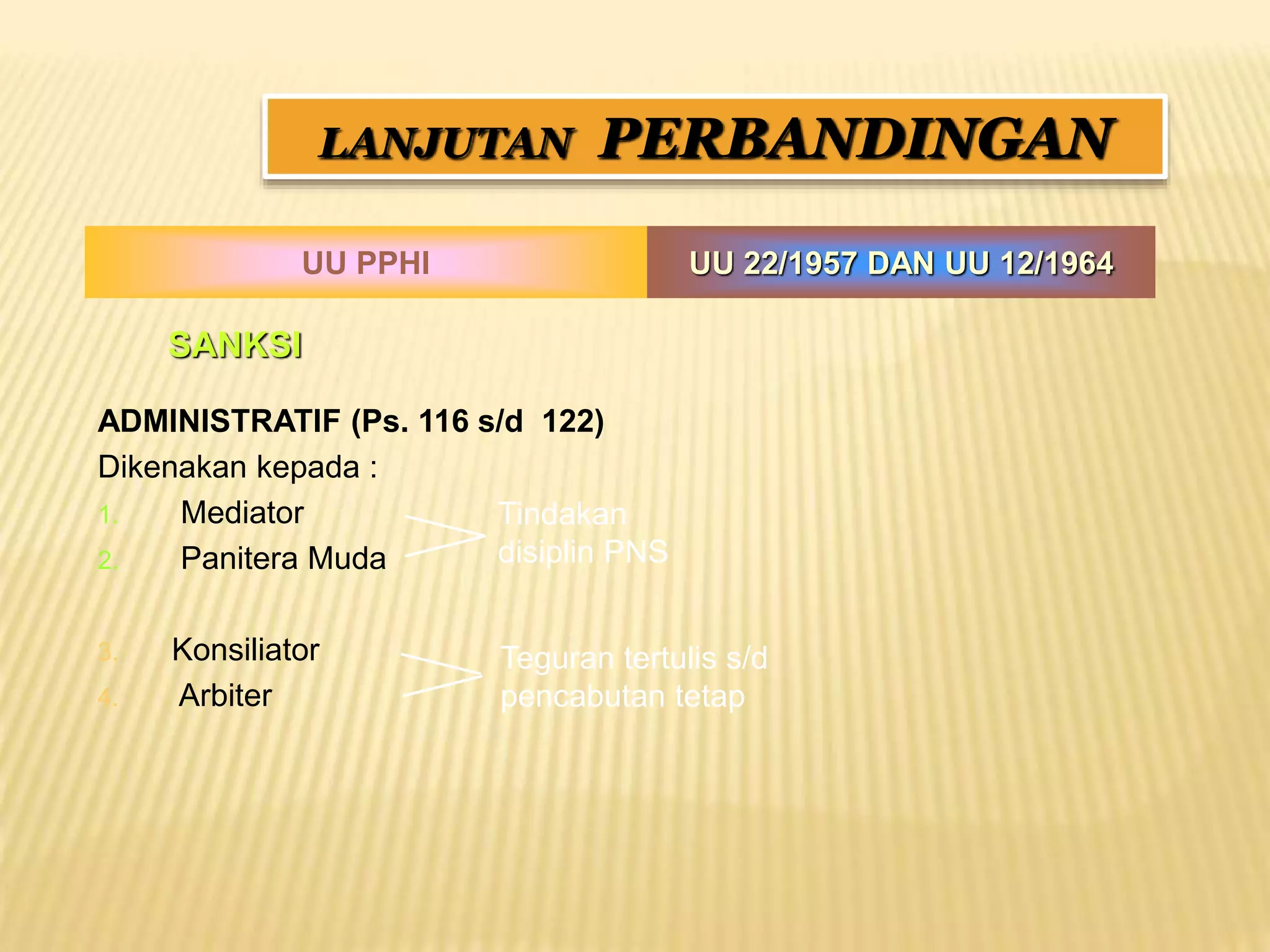 PERBEDAAN UU PPHI oleh Bagoes Soehariadji.ppt