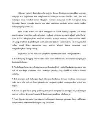 Perbedaan variabel bebas dan variabel moderating | DOC