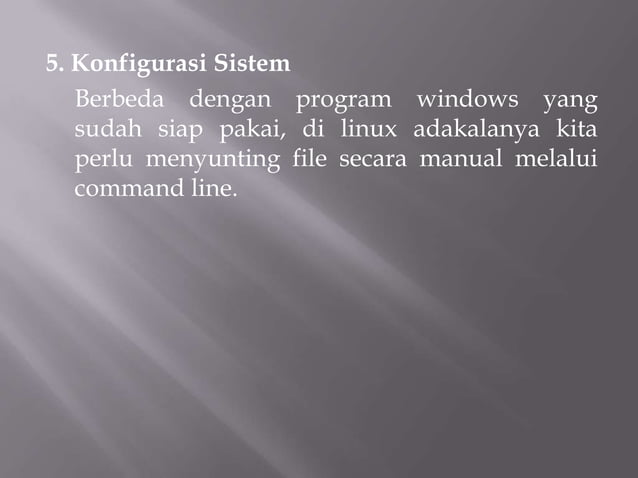Perbedaan windows dan linux | PPT