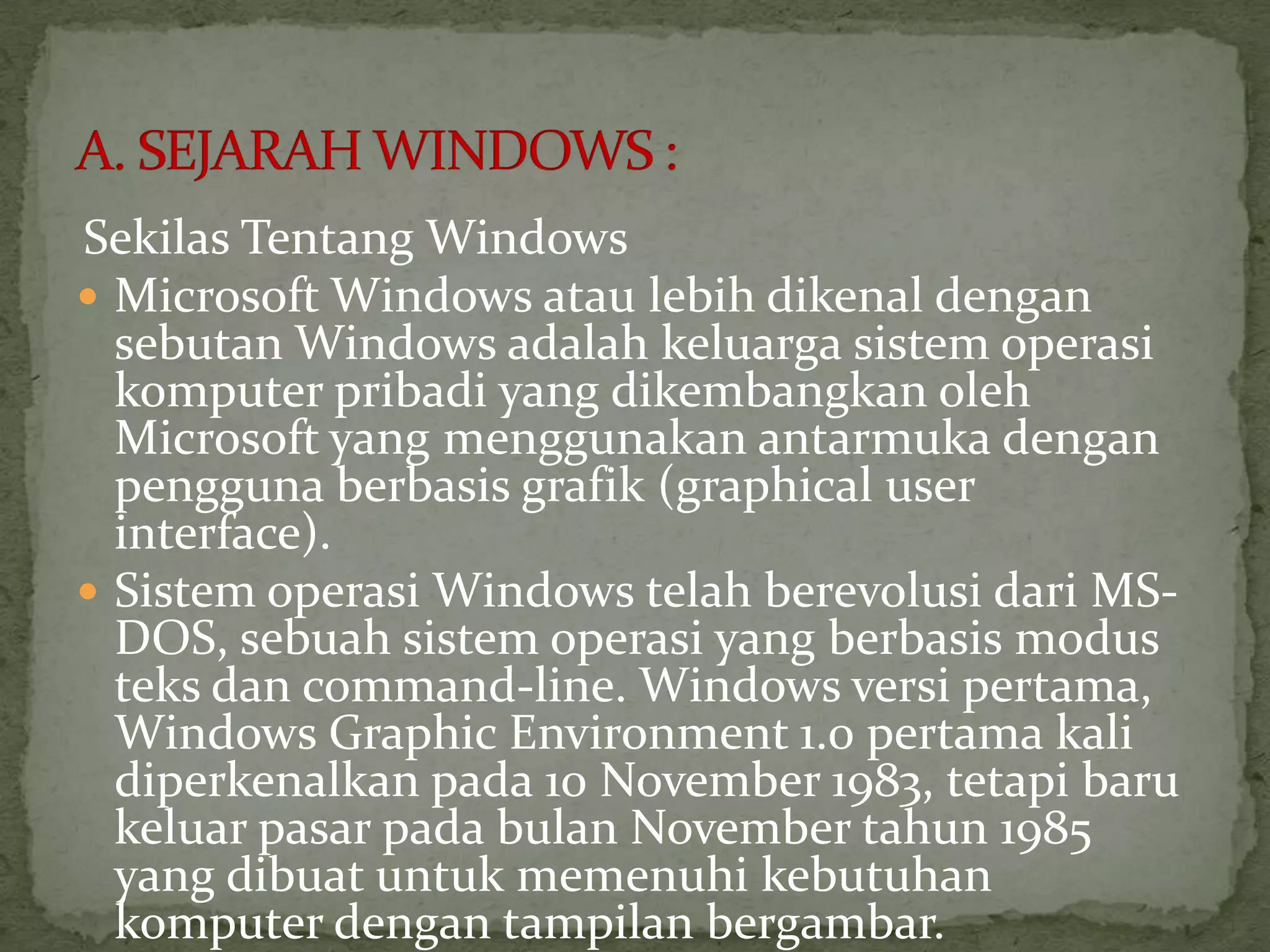 Perbedaan windows dan linux | PPTX