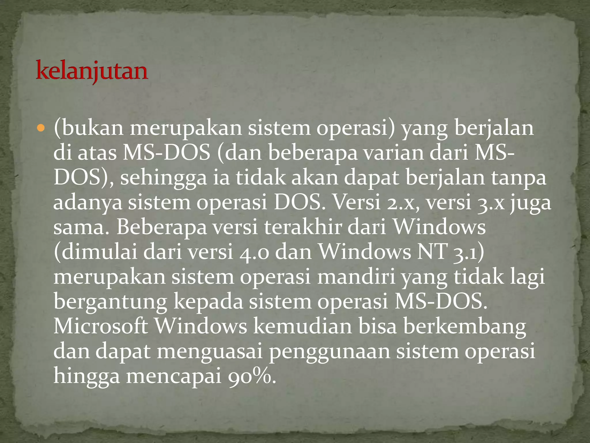 Perbedaan windows dan linux | PPTX