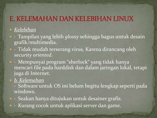 Perbedaan windows dan linux | PPTX