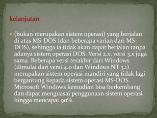 Perbedaan windows dan linux | PPTX