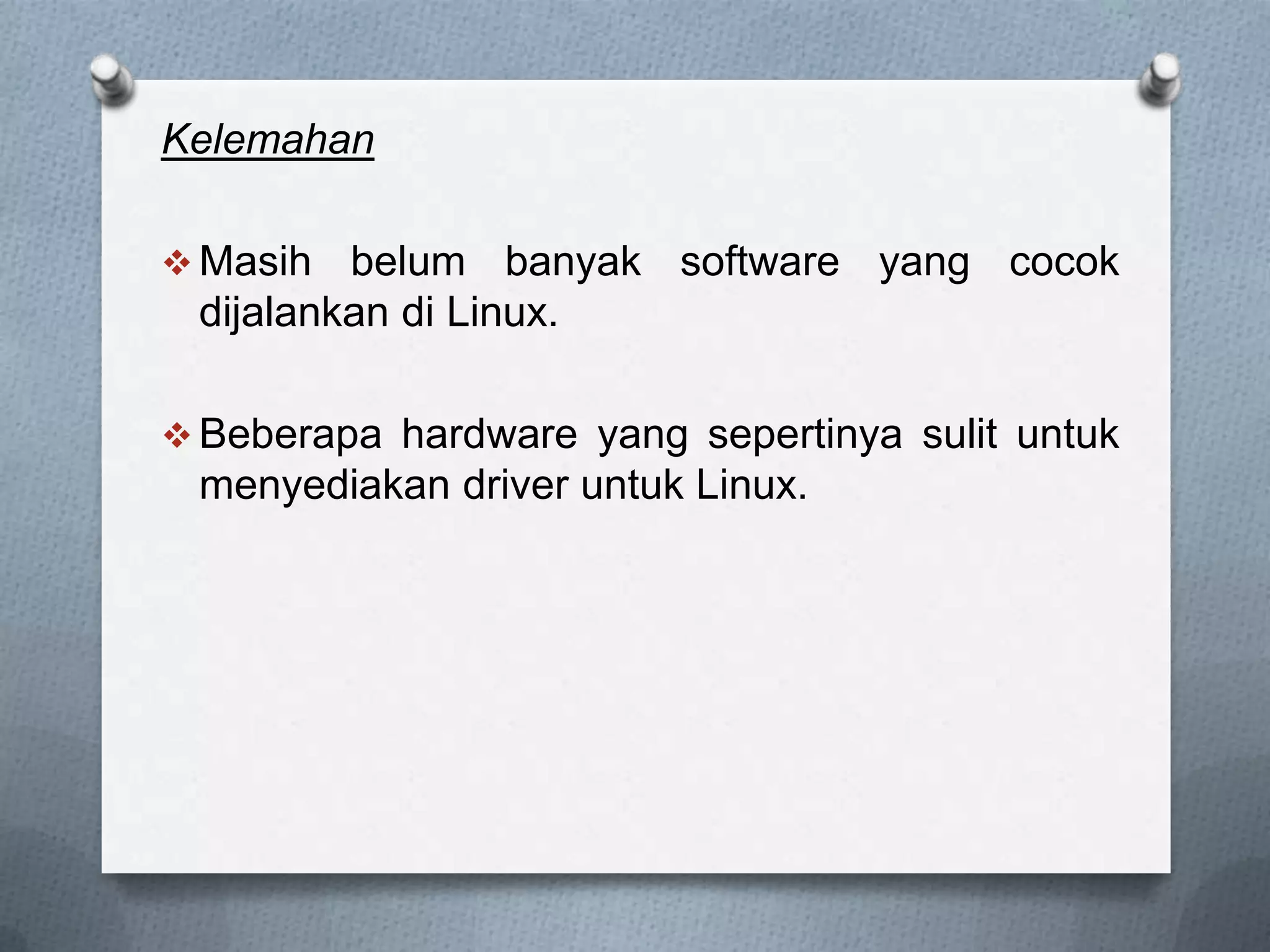 Perbedaan windows dan linux | PPT