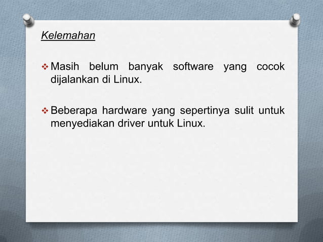 Perbedaan windows dan linux | PPT