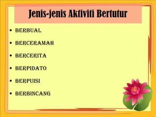 Perbezaan antara mendengar dan bertutur | PPTX