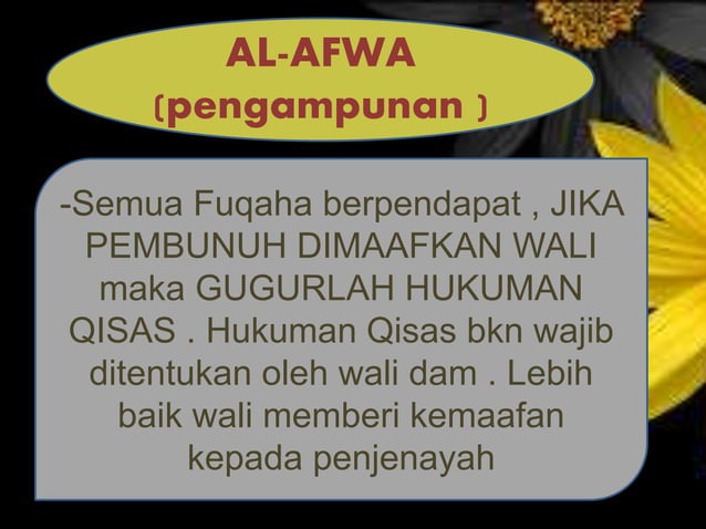 Perbezaan antara pelaksanaan qisas dan penguguran qisas | PPTX
