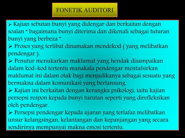 Perbezaan fonetik & fonologi | PPTX