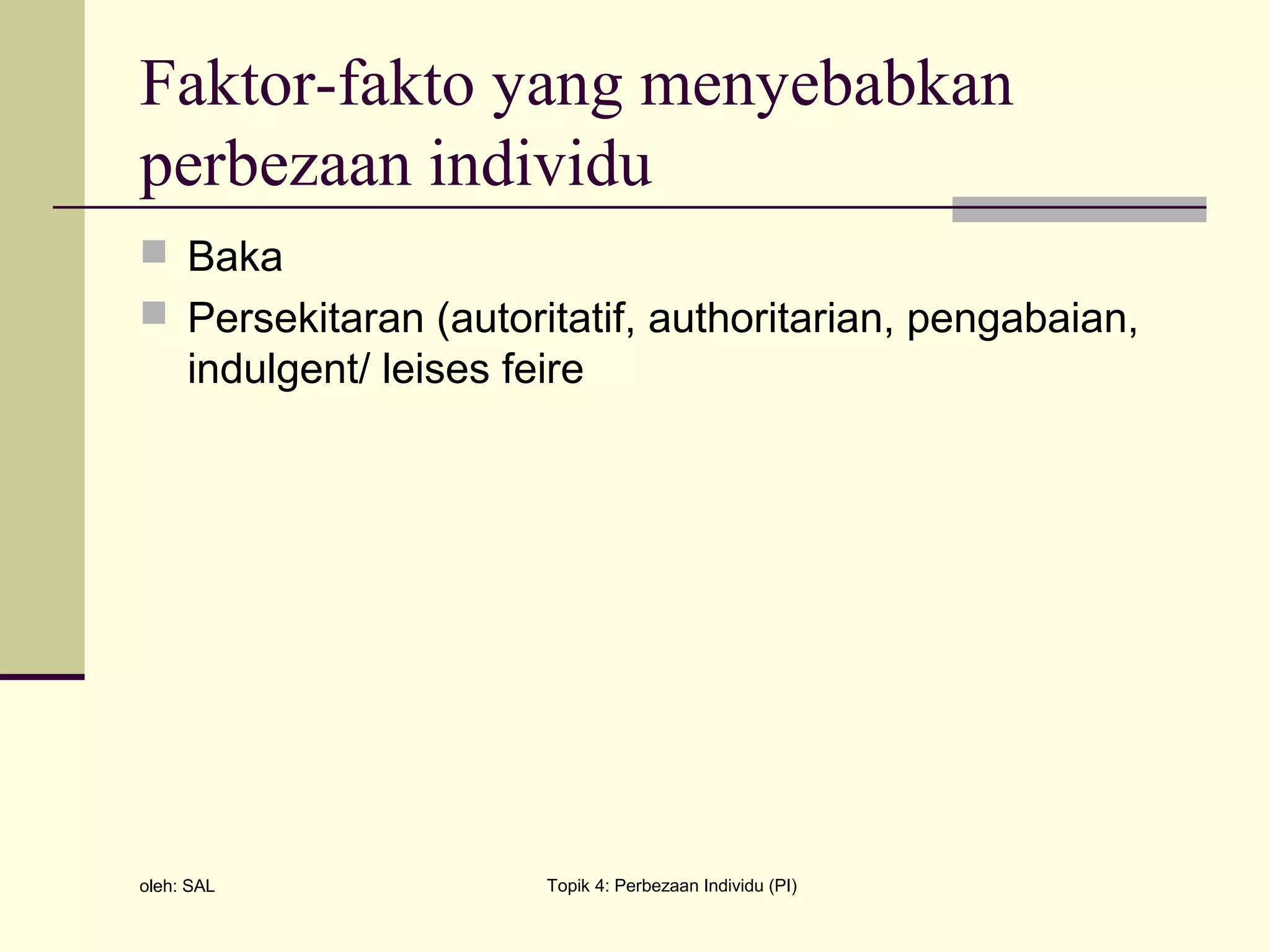 Perbezaan individu TERKINI | PPT