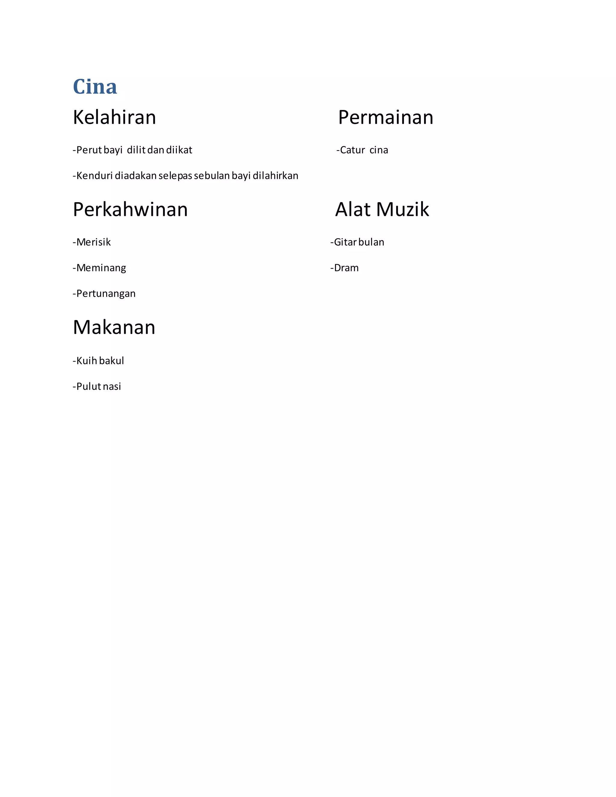 Perbezaan tiga kaum di malaysia (hamizan) 1 | PDF