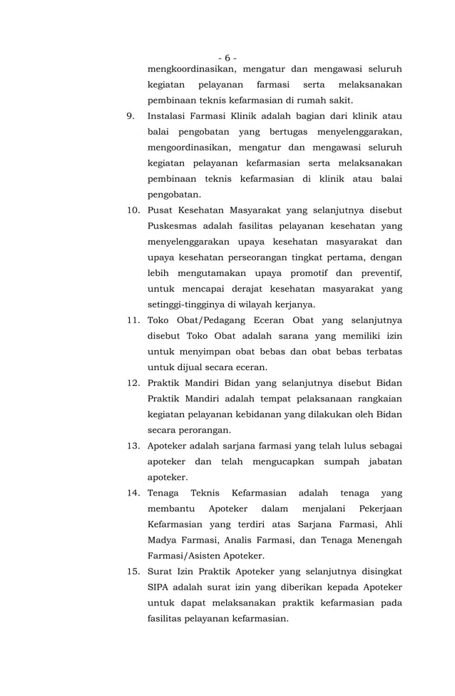 Per BPOM No. 4 tahun 2018 tentang fasyanfar | PDF