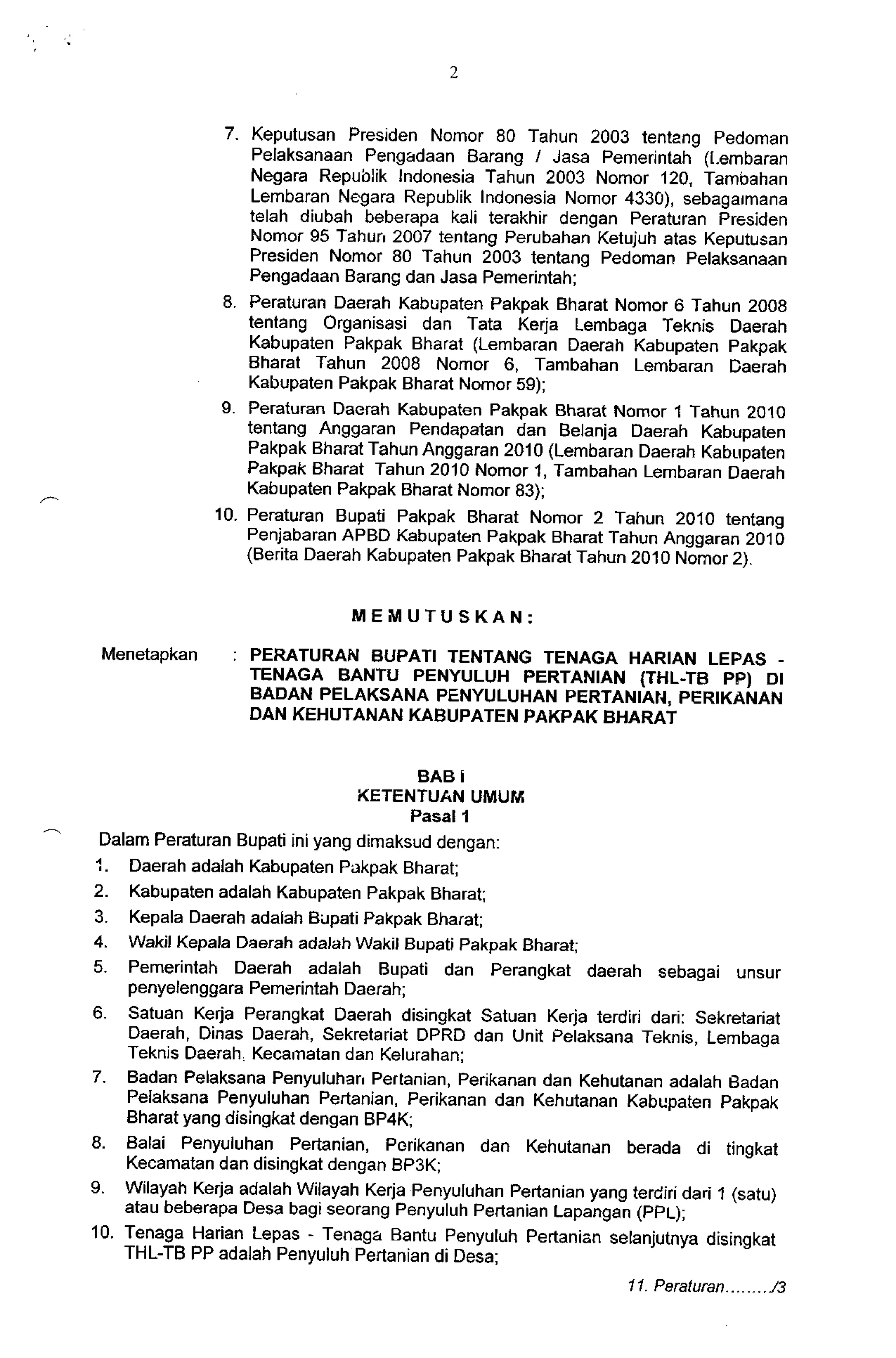 Perbup no.-9-ttg.-tenaga-harian-lepas-tenaga-bantu-penyuluh-pertanian-thl-tb-pp-kab.-ppb | PDF