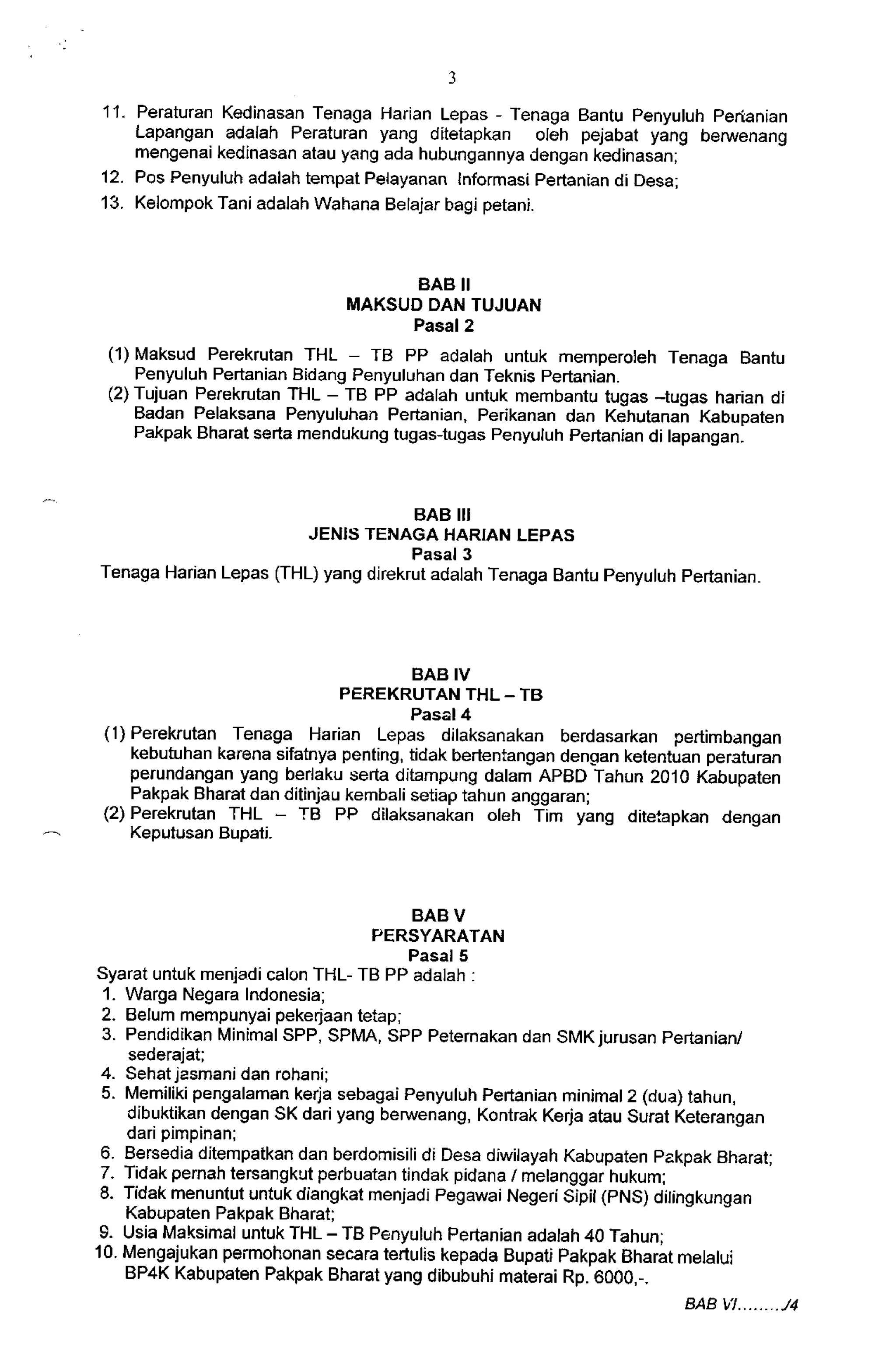 Perbup no.-9-ttg.-tenaga-harian-lepas-tenaga-bantu-penyuluh-pertanian-thl-tb-pp-kab.-ppb | PDF
