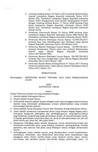 contoh Perbup 58-2021 ttg Tata Cara Pemeliharaan Jalan.pdf