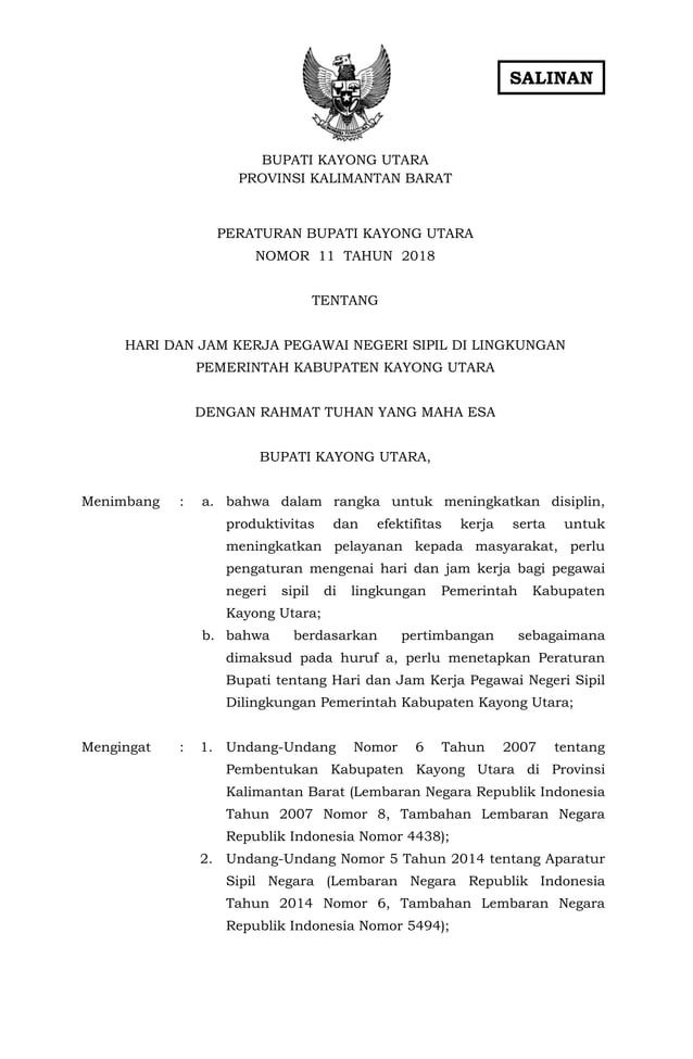 PERBUP NO 11 THN 2018 Contoh.pdf