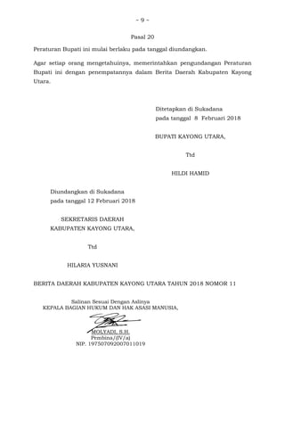 PERBUP NO 11 THN 2018 Contoh.pdf