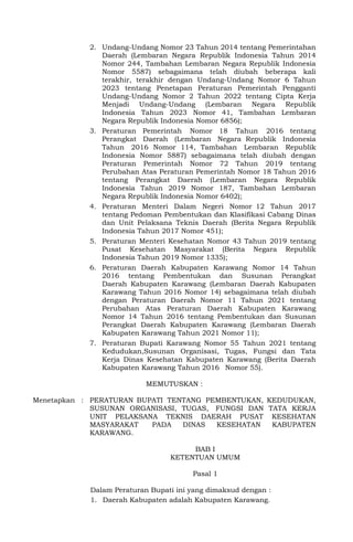 PERBUP NOMOR 69 TAHUN 2023 TENTANG UPTD PUSKESMAS.pdf