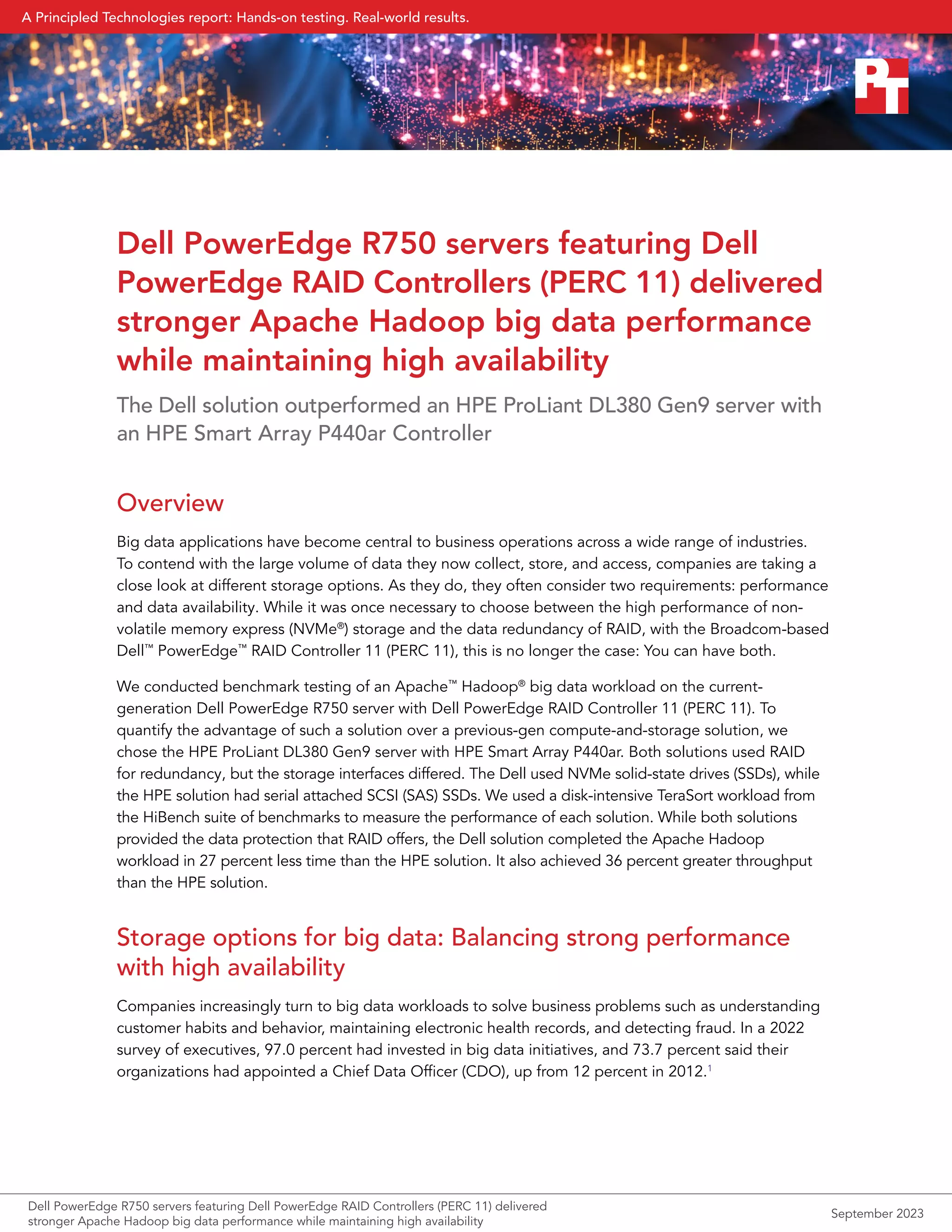 Dell PowerEdge R750 servers featuring Dell PowerEdge RAID Controllers (PERC 11) delivered ...