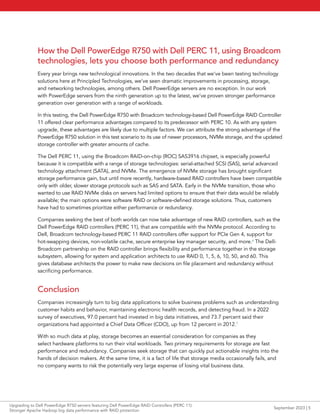 Upgrading to Dell PowerEdge R750 servers featuring Dell PowerEdge RAID Controllers (PERC 11 ...