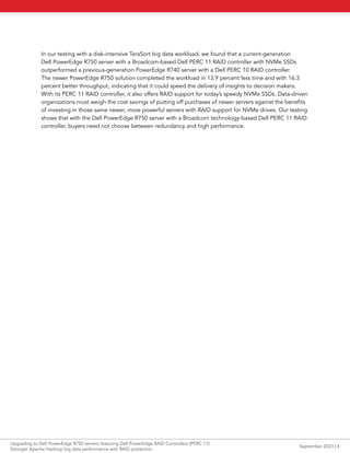 Upgrading to Dell PowerEdge R750 servers featuring Dell PowerEdge RAID ...