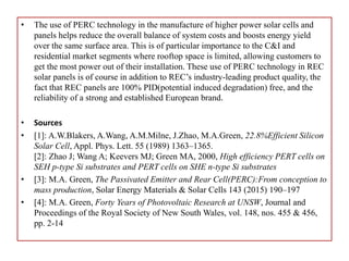 PERC(passivated emitter & rear cell) | PPTX